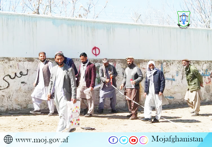 بیش از ۴۰۰۰ جریب زمین در ولایت کاپیسا تثبیت گردید | وزارت عدلیه