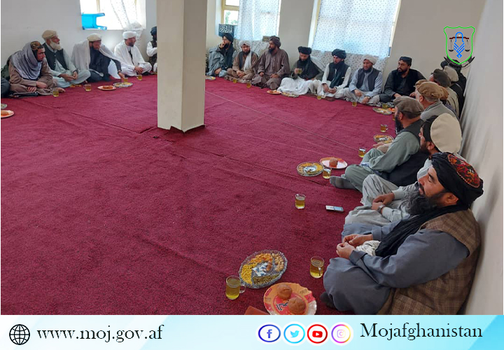 دیدار هیأت تخنیکی ولایت کاپیسا با مسوولین و بزرگان قومی ولسوالی اله‌سای ...