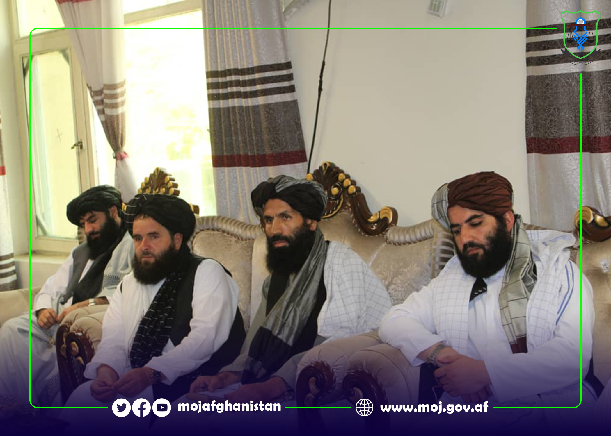 دیدار هیأت تخنیکی جلوگیری از غصب زمین ولایت میدان وردک با معاون والی ...